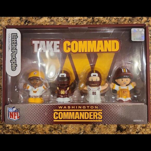 Toys | Little People Washington Commanders Football Fisher Price ...